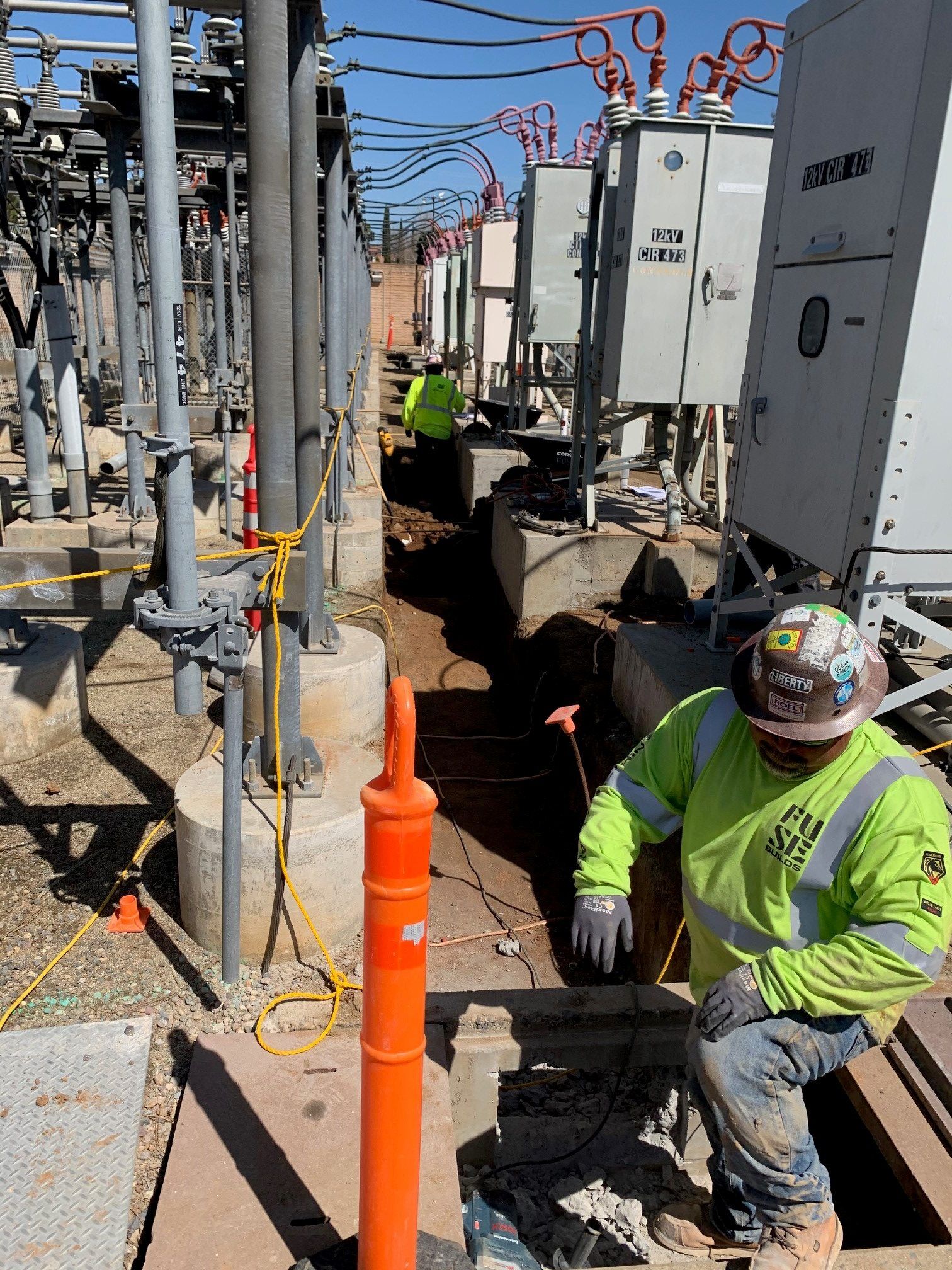 Tight Access Lightweight Substation Trench - Preferred Sales