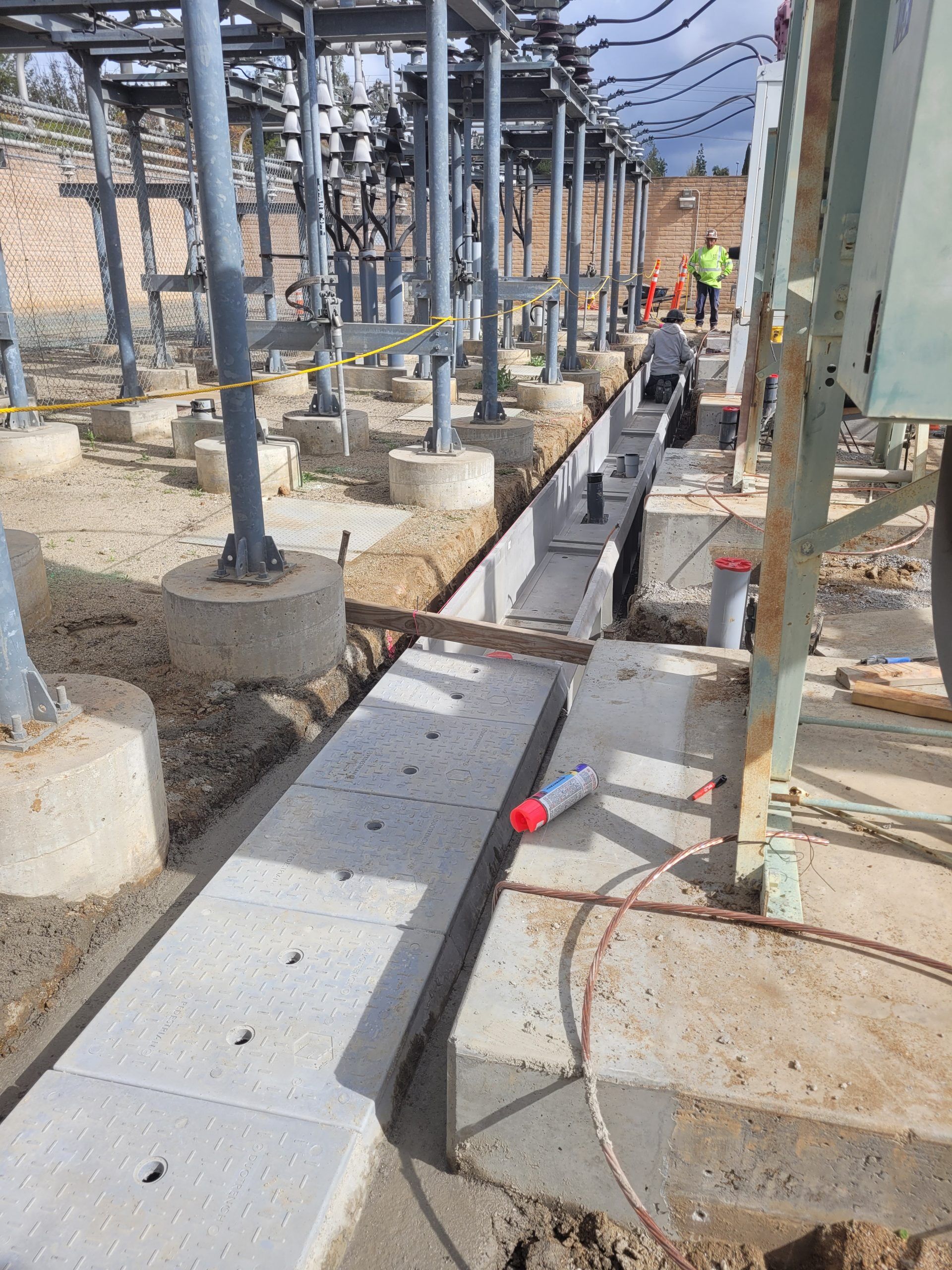 Tight Access Lightweight Substation Trench - Preferred Sales